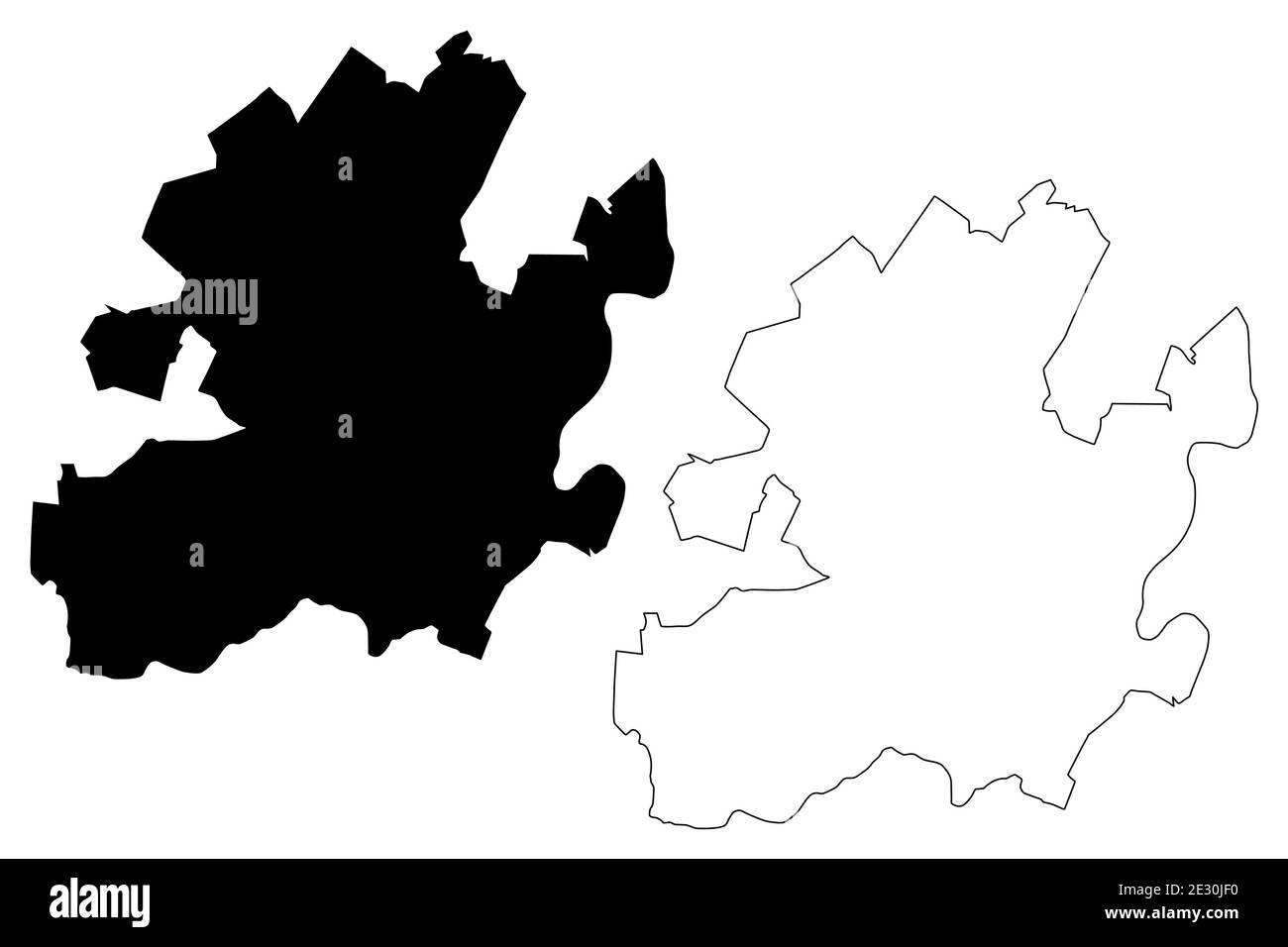 Charlottesville virginia map hi-res stock photography and images - Alamy