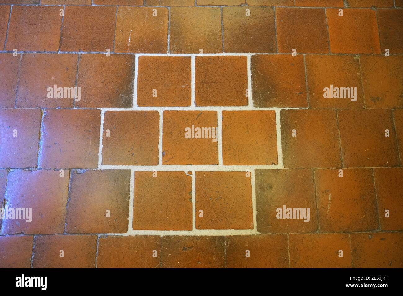 Selective focus shot of clinker tiles of a wall Stock Photo - Alamy