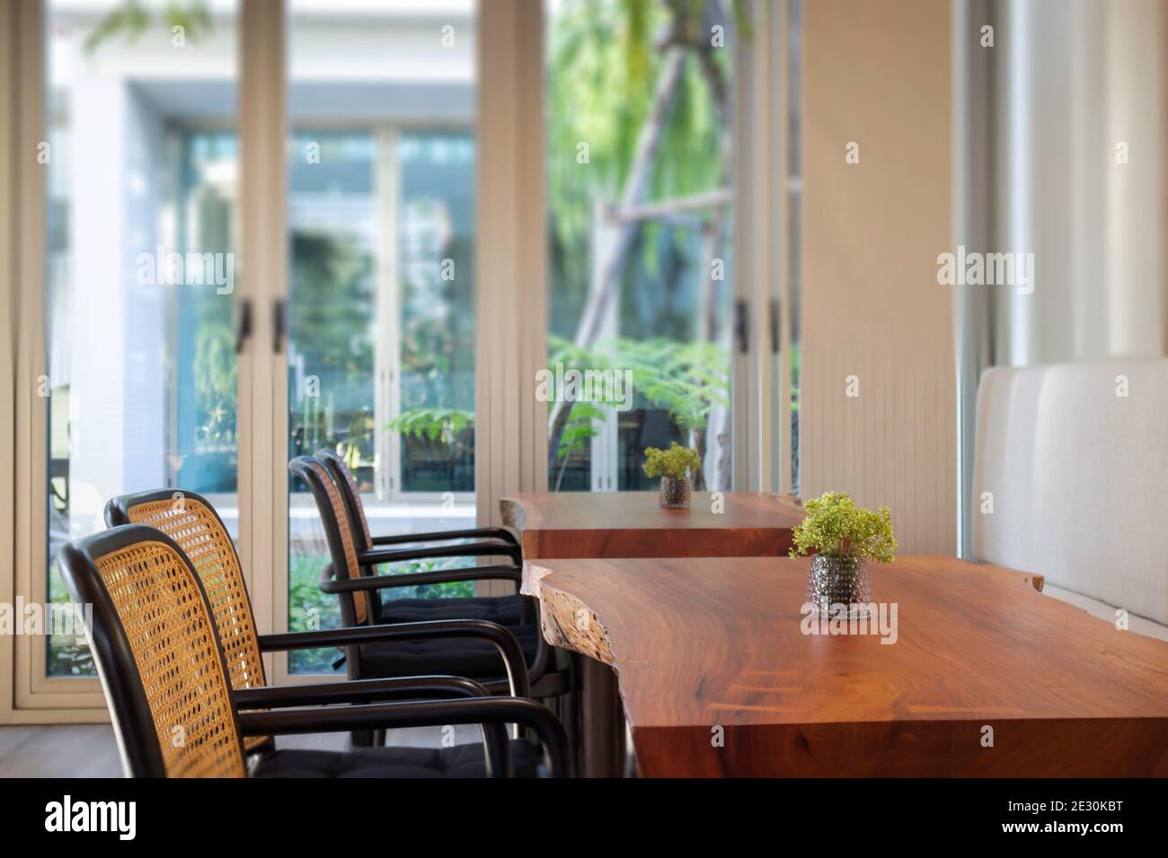 Relaxation green resort cafe and restaurant, stock photo Stock Photo ...