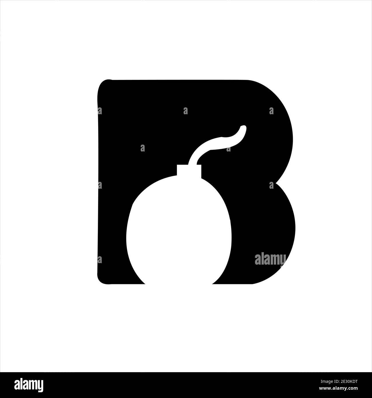 Modern initial icon letter Black and White Stock Photos & Images - Alamy
