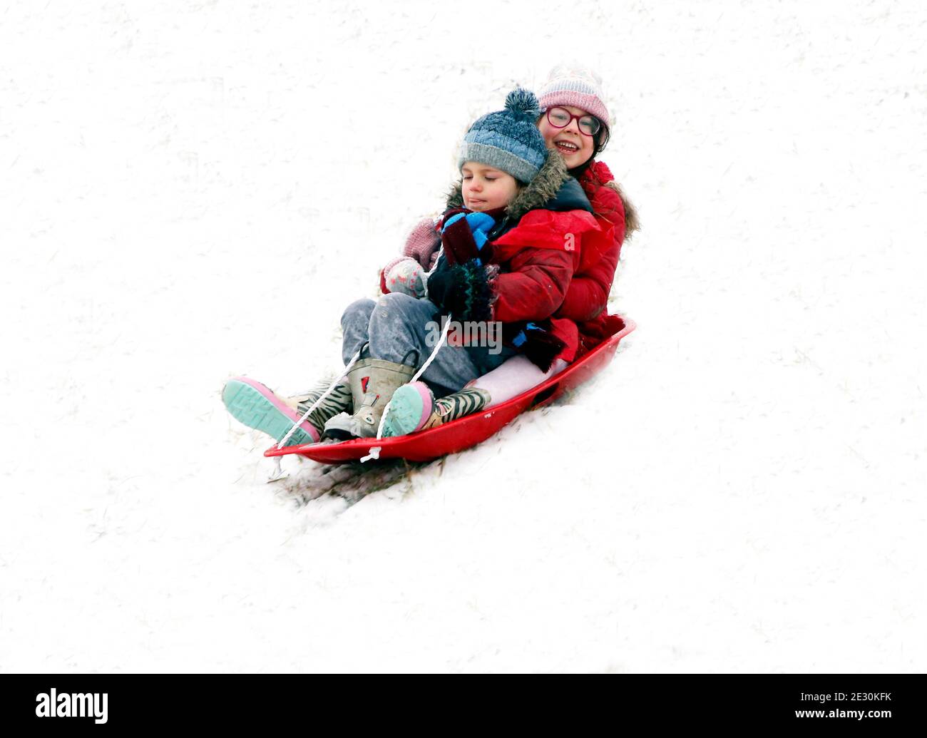 Haverhill, Suffolk UK. 16th January 2021. Ivy Mitchell 5 and Albert ...