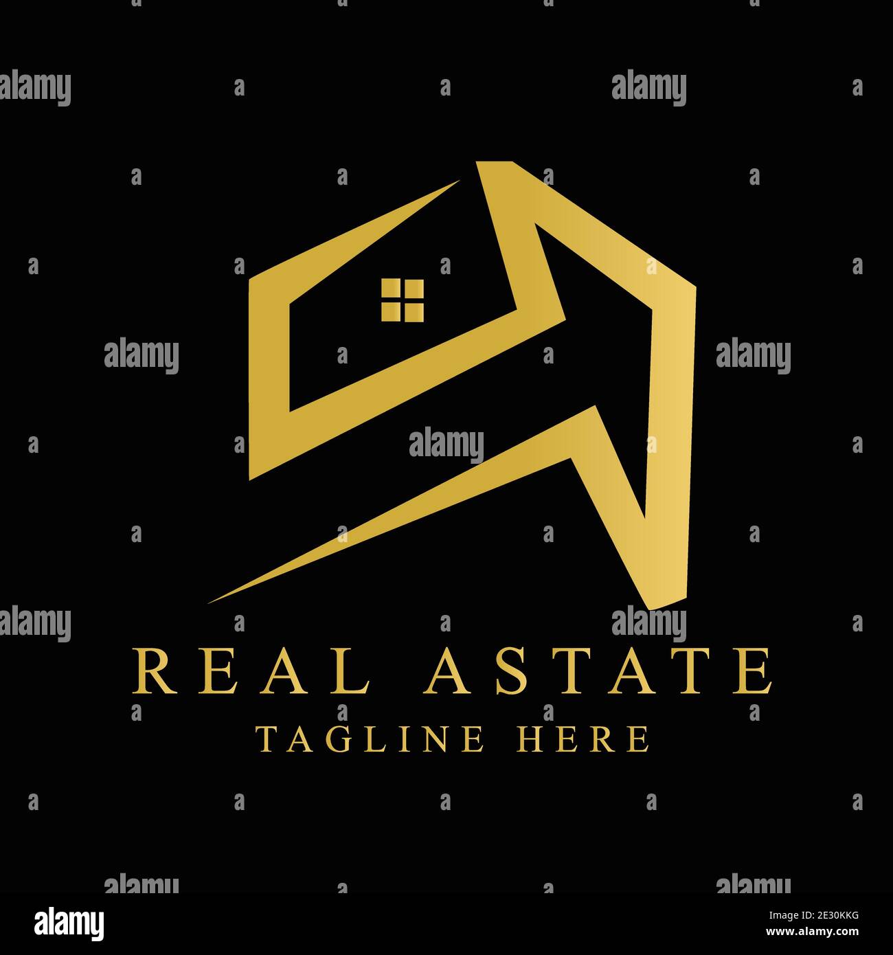 modern luxury real estate logo vector Stock Vector Image & Art - Alamy