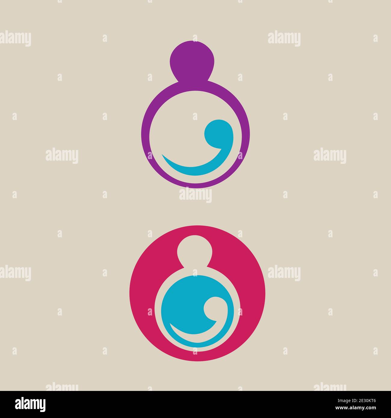 baby adoption and community care logo vector Stock Vector Image & Art ...