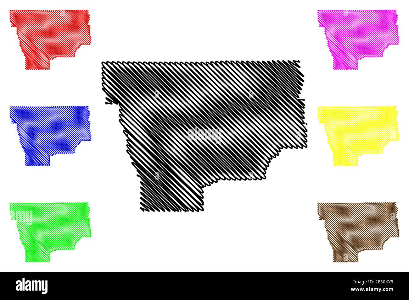 Map of musselshell hi-res stock photography and images - Alamy