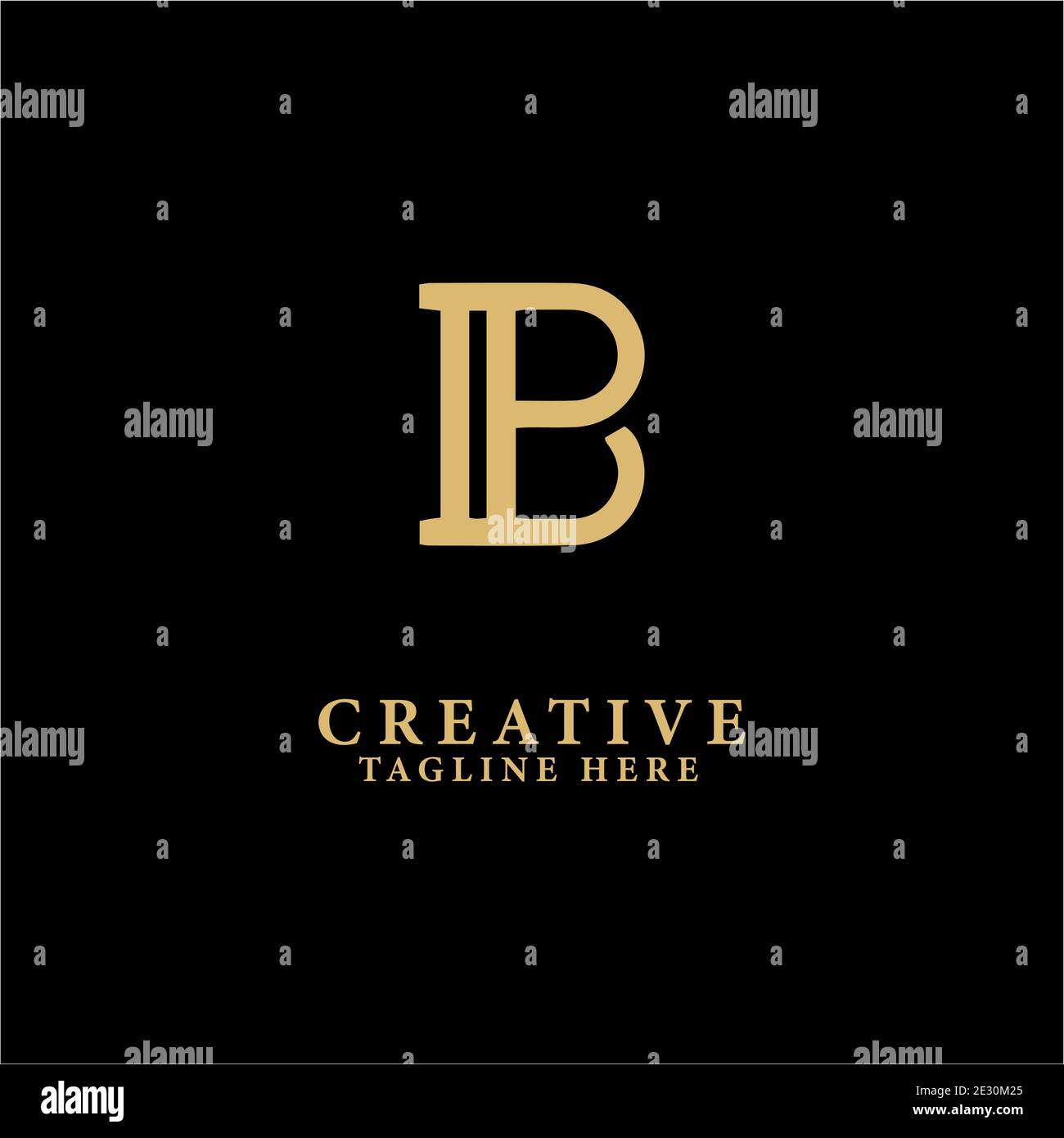 Initial letter B logo vector Stock Vector Image & Art - Alamy