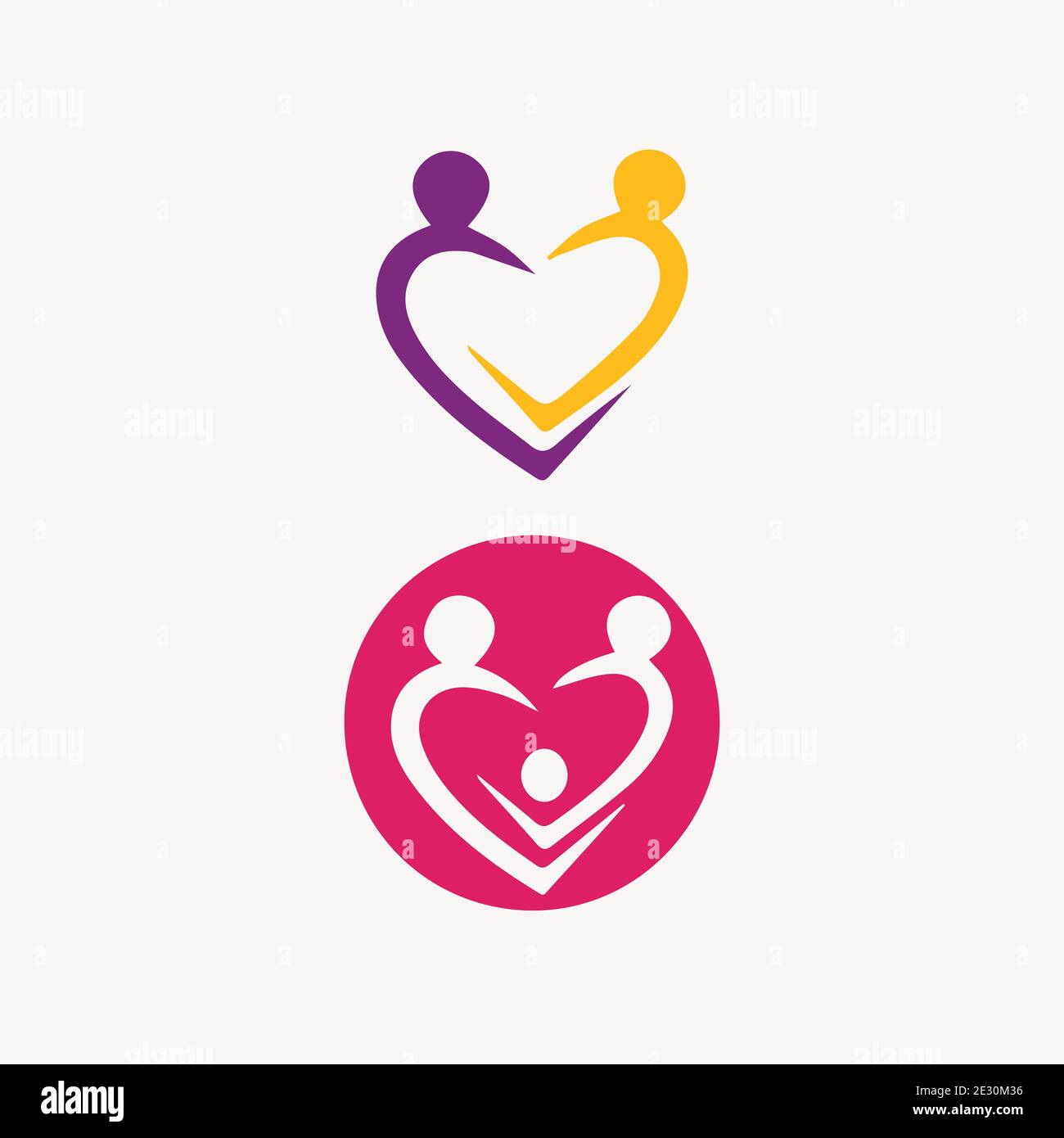 baby adoption and community care logo vector Stock Vector Image & Art ...