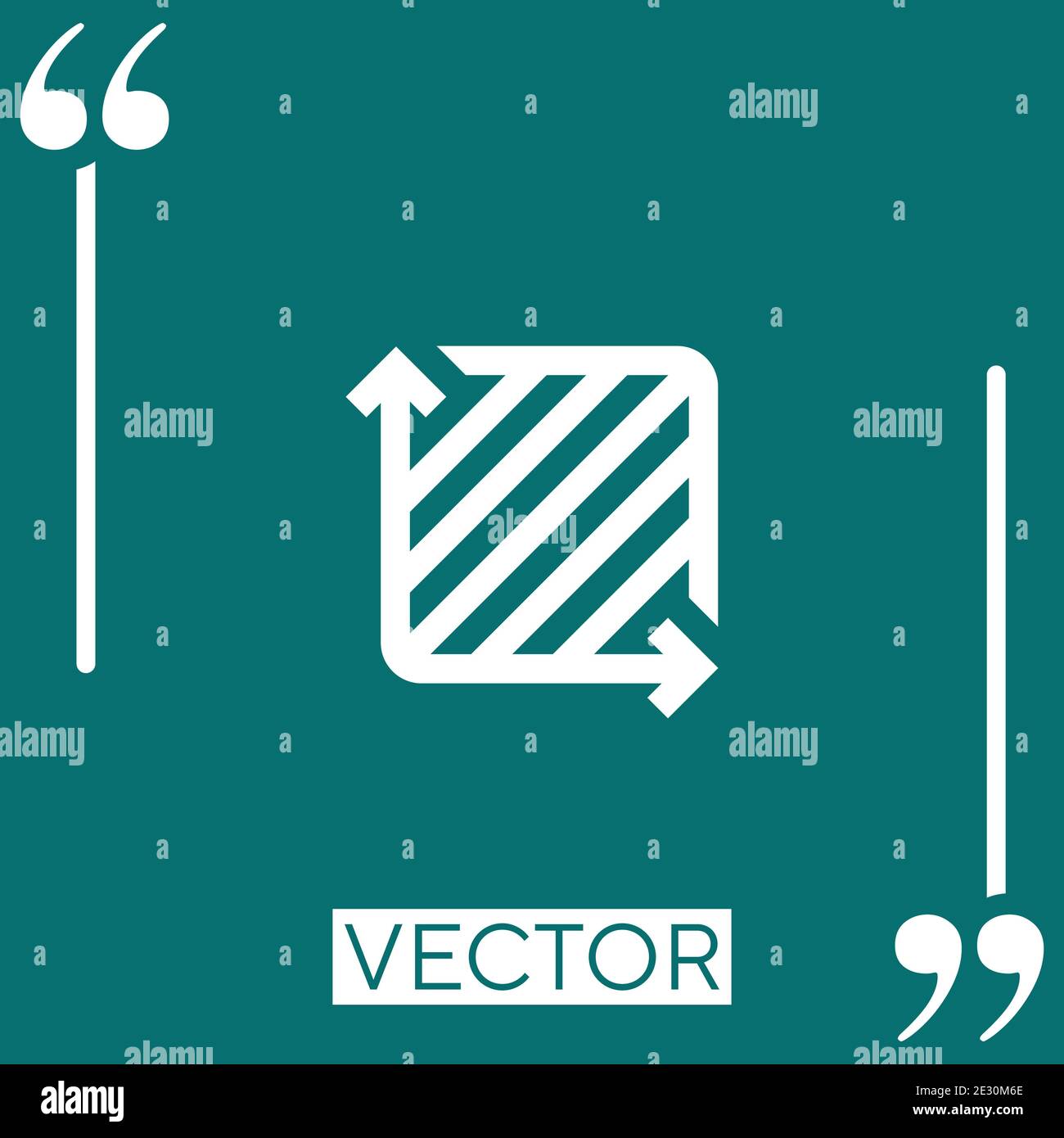 Area measurement square Stock Vector Images - Alamy