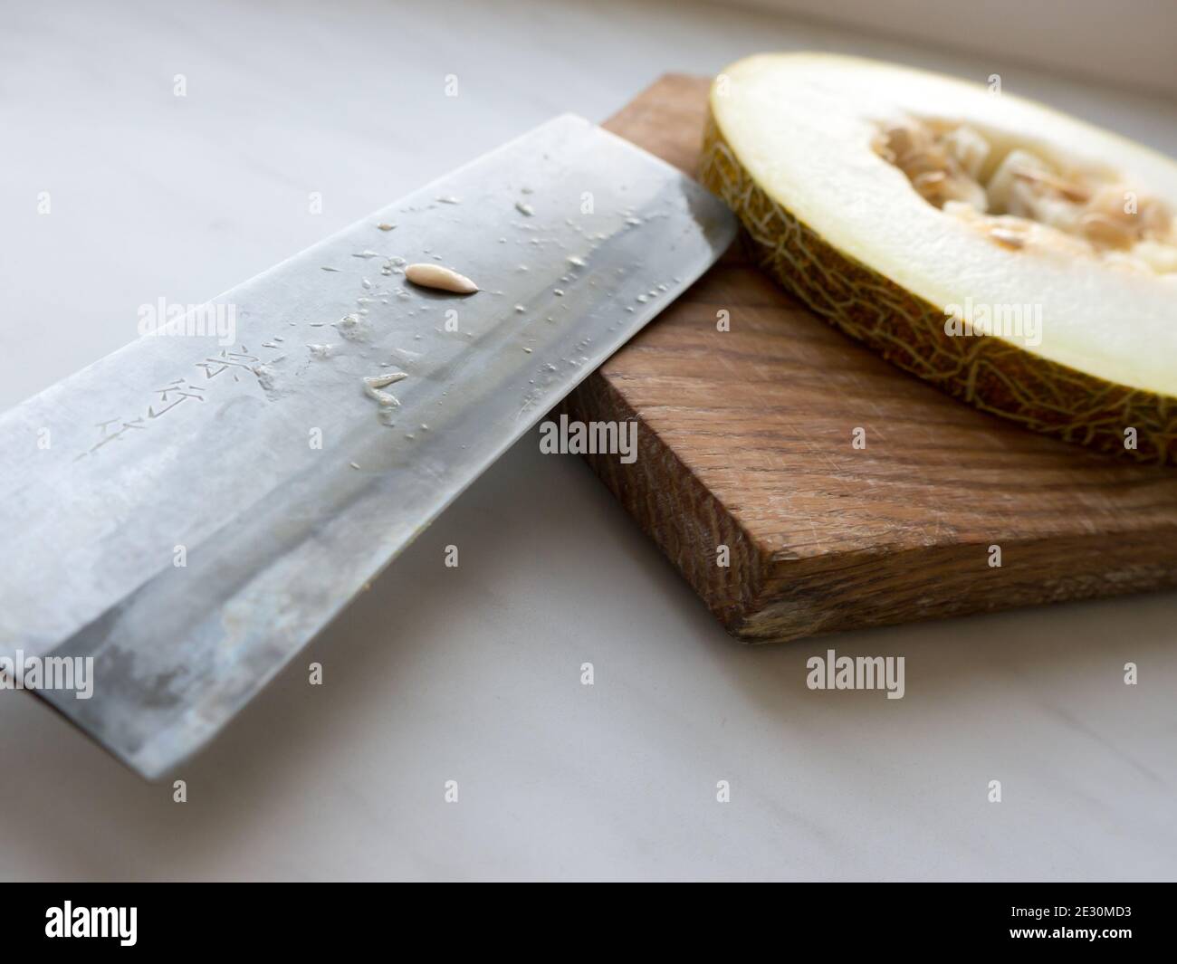 The natur vegetable Melon object Stock Photo - Alamy