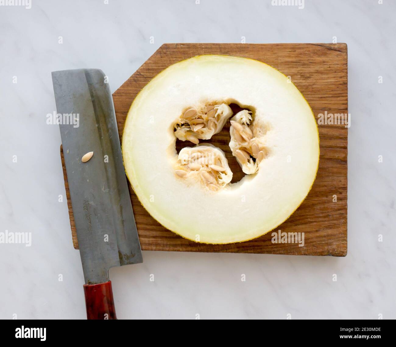 The natur vegetable Melon object Stock Photo - Alamy