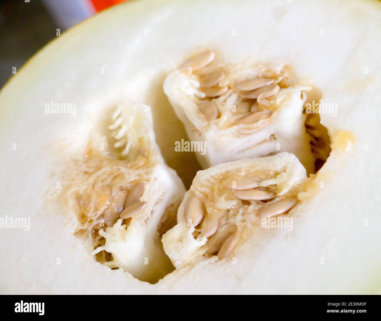 The natur vegetable Melon object Stock Photo - Alamy
