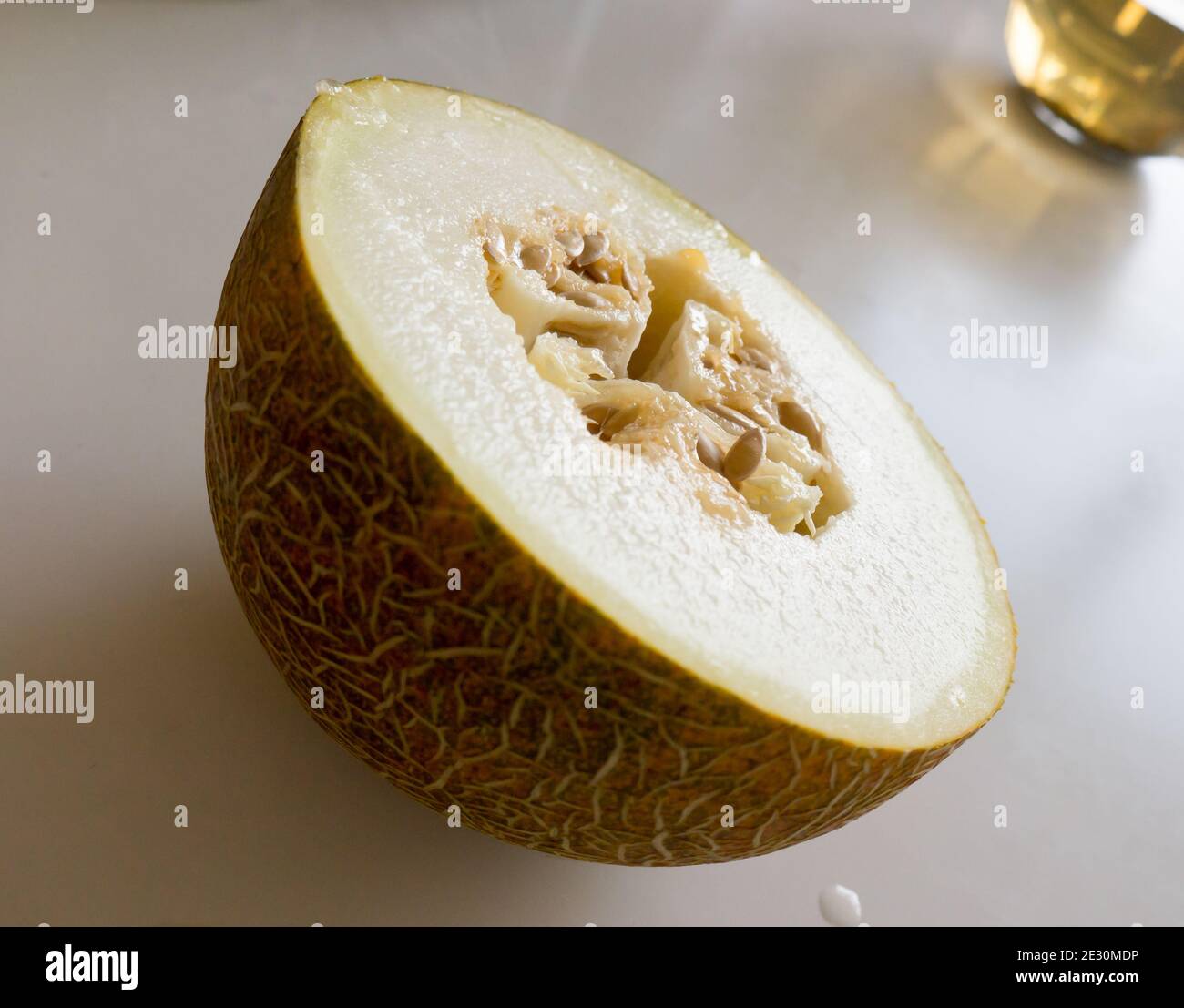 The natur vegetable Melon object Stock Photo - Alamy