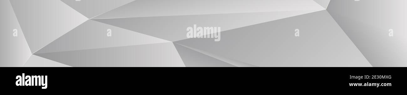 Abstract gray triangles background in different sizes - illustration ...