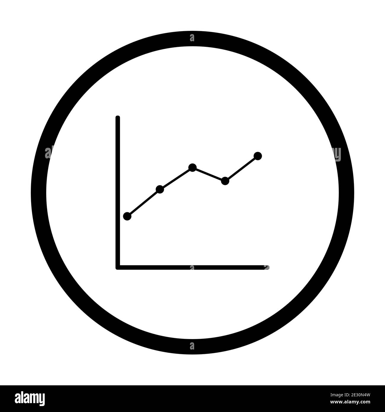 Chart and circle Stock Photo - Alamy