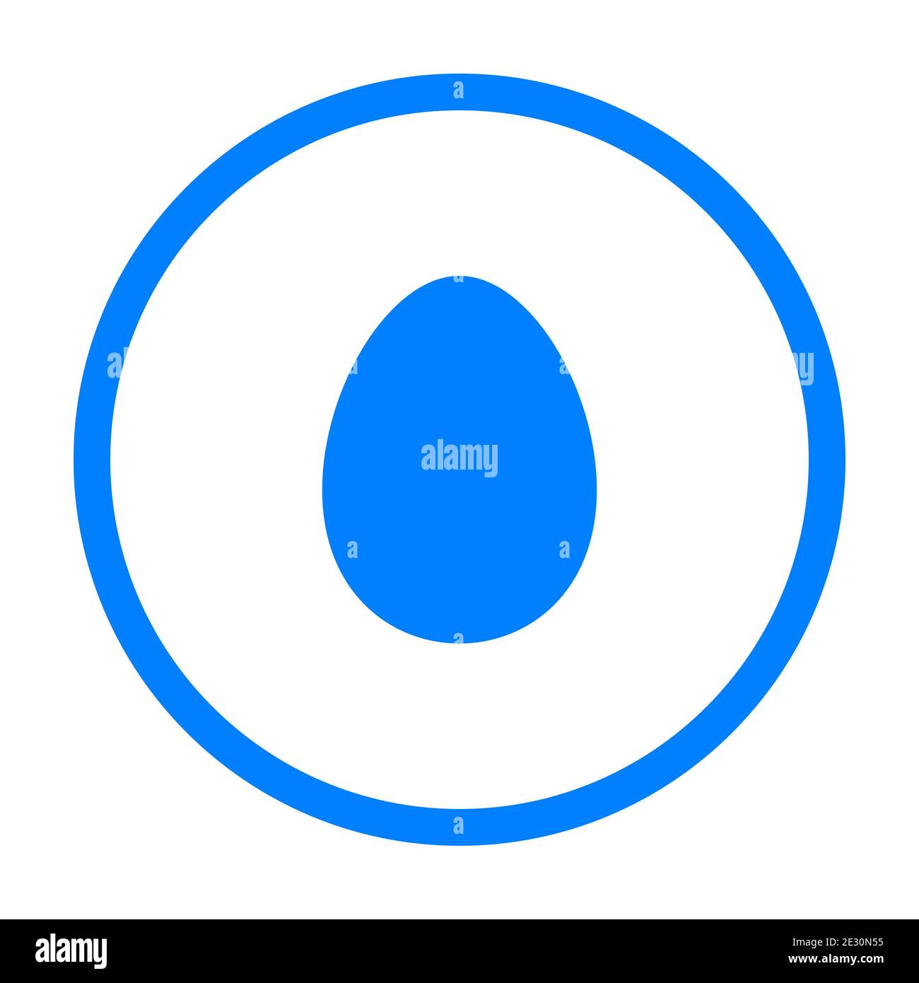 Egg and circle Stock Photo - Alamy