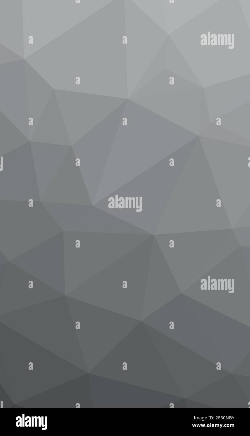Abstract gray triangles background in different sizes - illustration ...