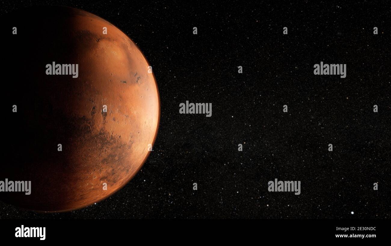 Diagram Of Mars Red Planet