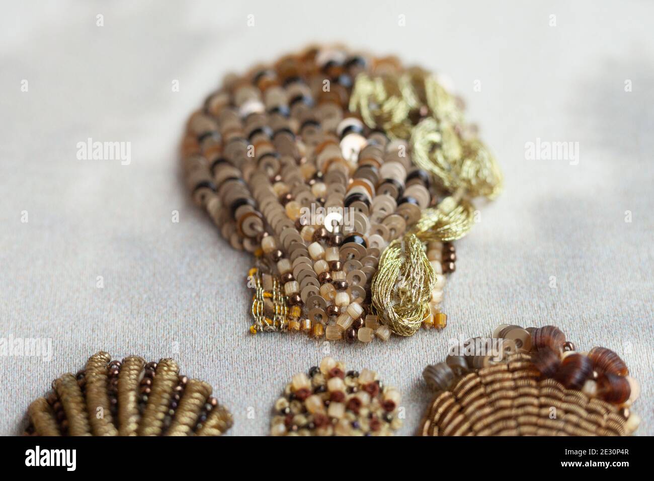 Chain shell stitch hi-res stock photography and images - Alamy