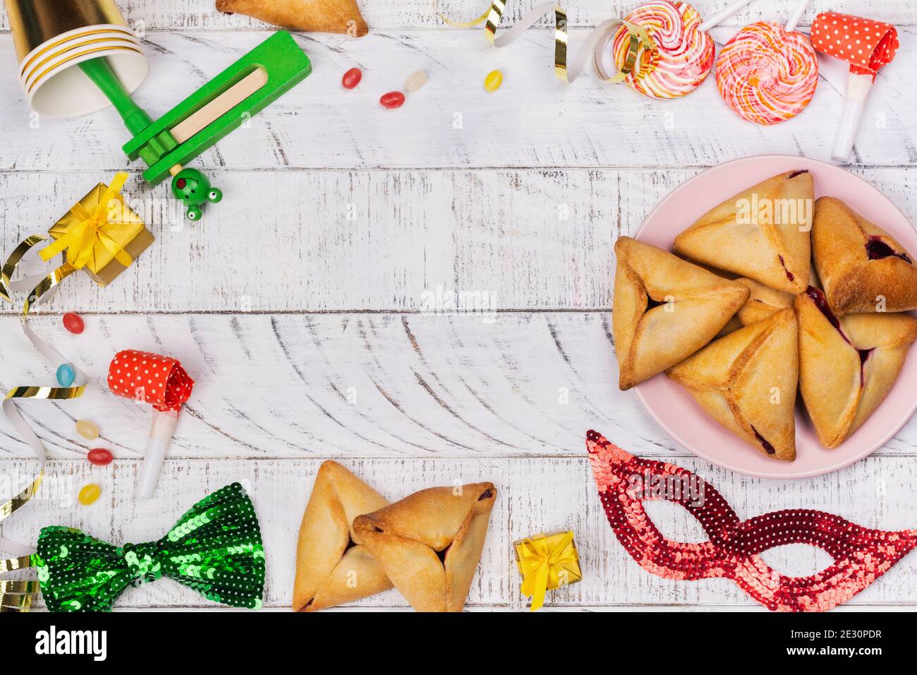 Purim celebration background Stock Photo - Alamy