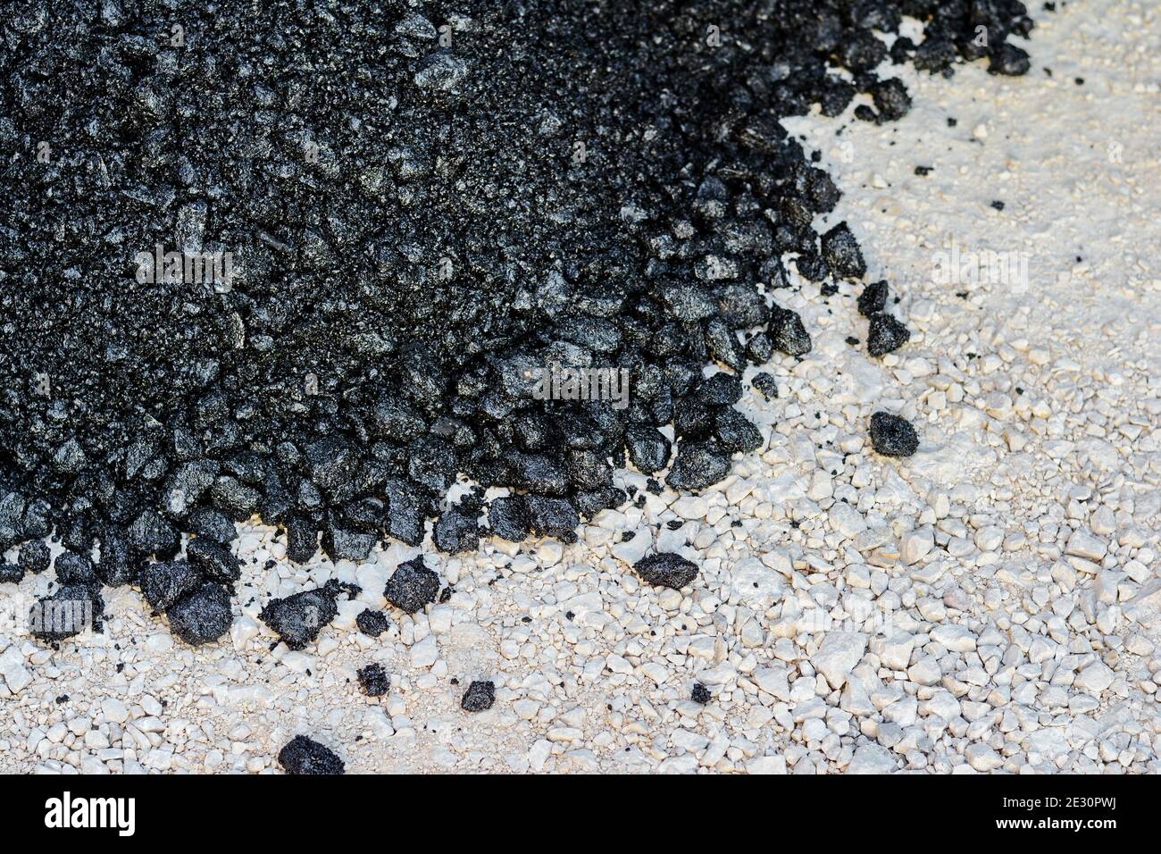 Surface grunge rough of asphalt, Seamless tarmac dark grey grainy road ...