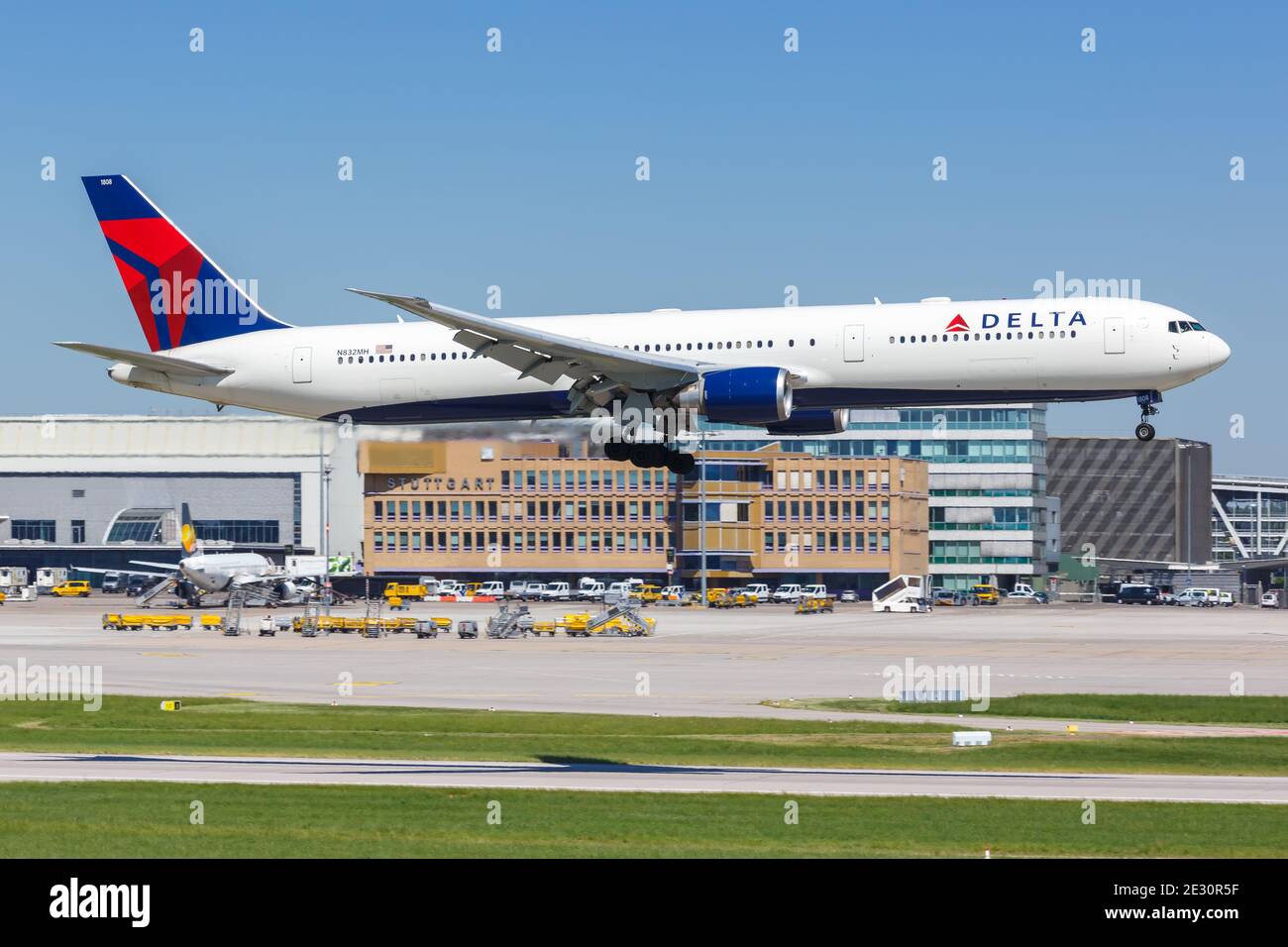 Stuttgart, Germany - May 8, 2018: Delta Air Lines Boeing 767-400ER ...
