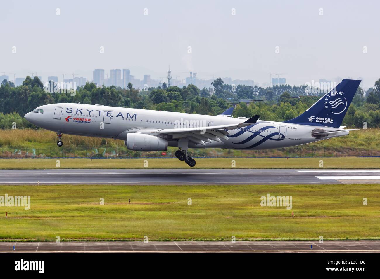 Chengdu, China - September 21, 2019: China Eastern Airlines Airbus A330 ...