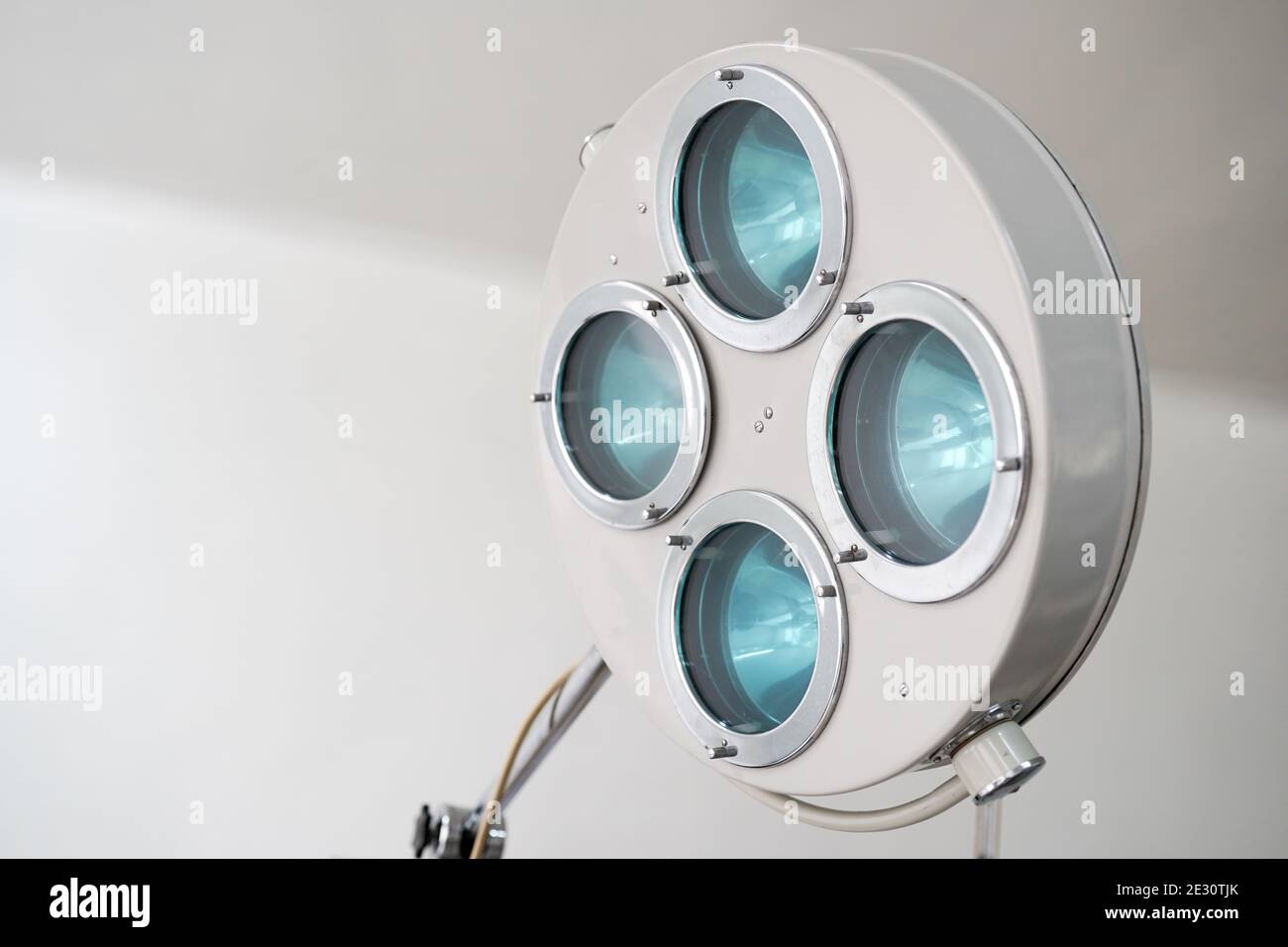 Surgical lamp and medical devices in the operating room. Background ...