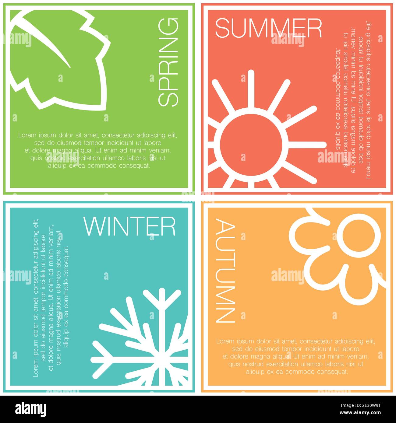 Seasons spring spring time Stock Vector Images - Alamy