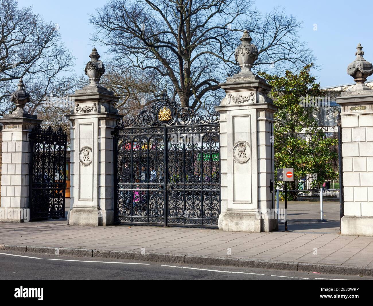 Victoria Gate at Kew Gardens in London England UK the main entrance to ...