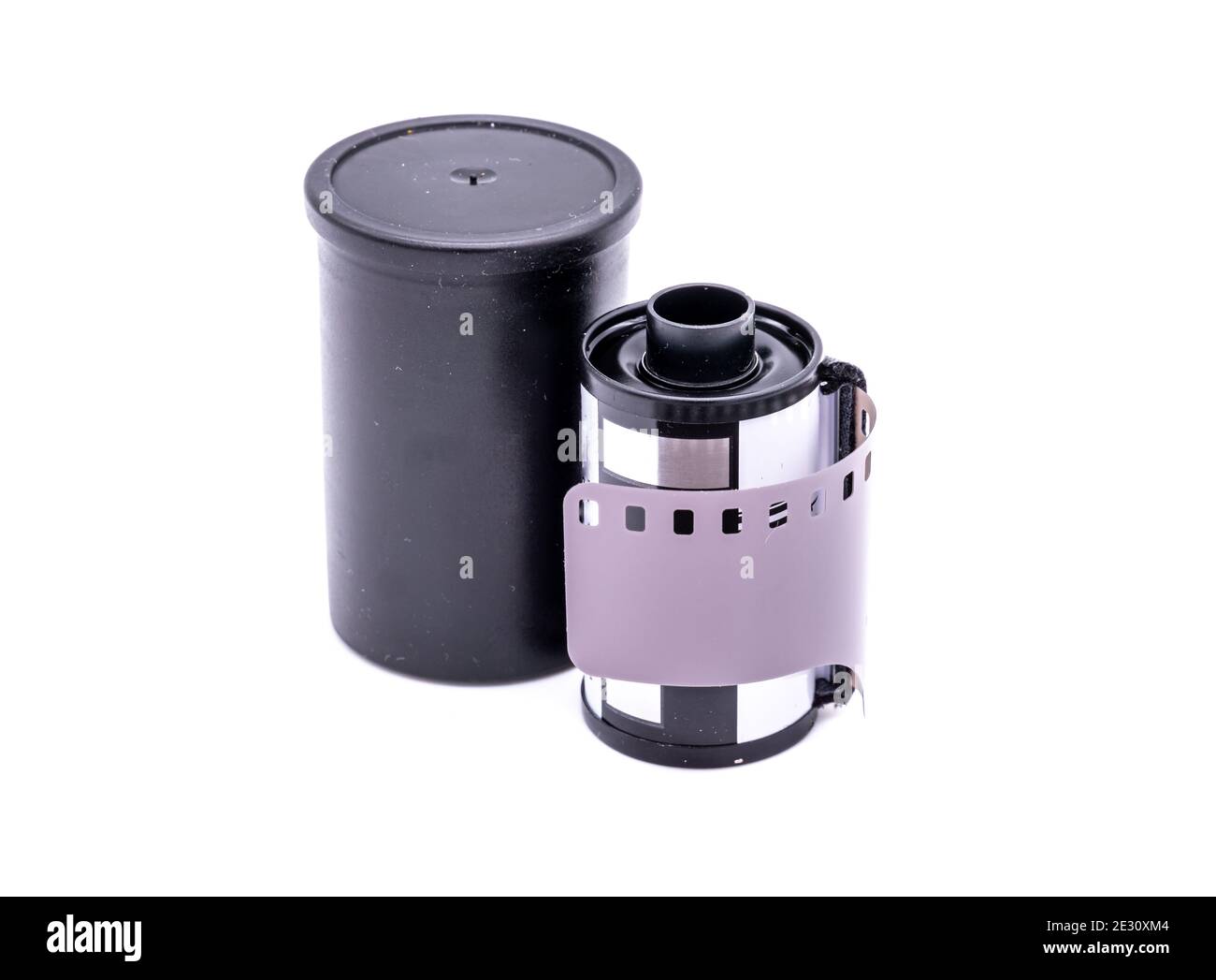 Old roll film of a photo camera isolated on white background Stock ...