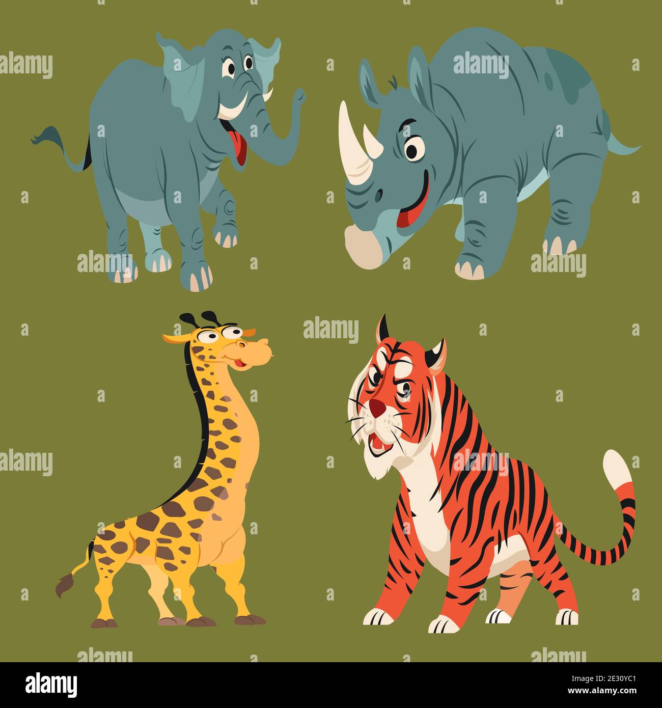 Cute Animals vector design arts Stock Vector Image & Art - Alamy