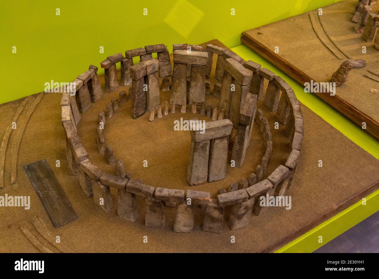 A Henry Browne miniature of Stonehenge, an 'as it was' version based on ...