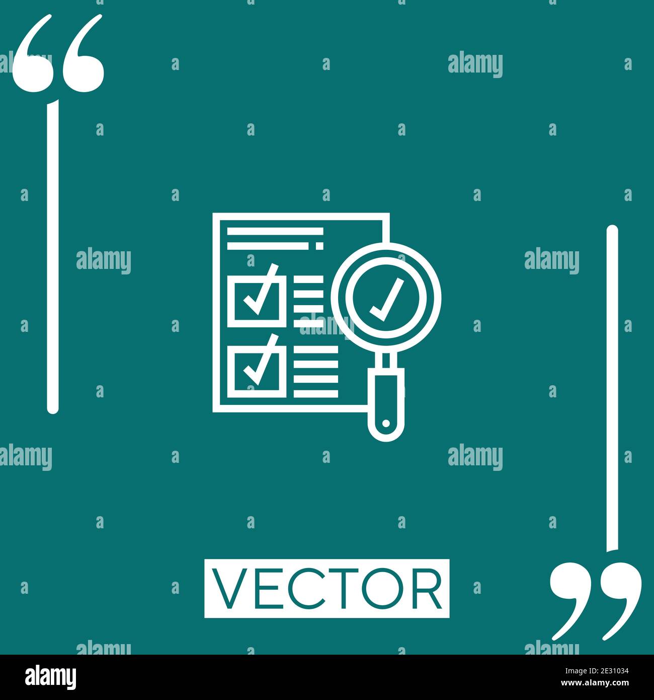 approval vector icon Linear icon. Editable stroke line Stock Vector ...