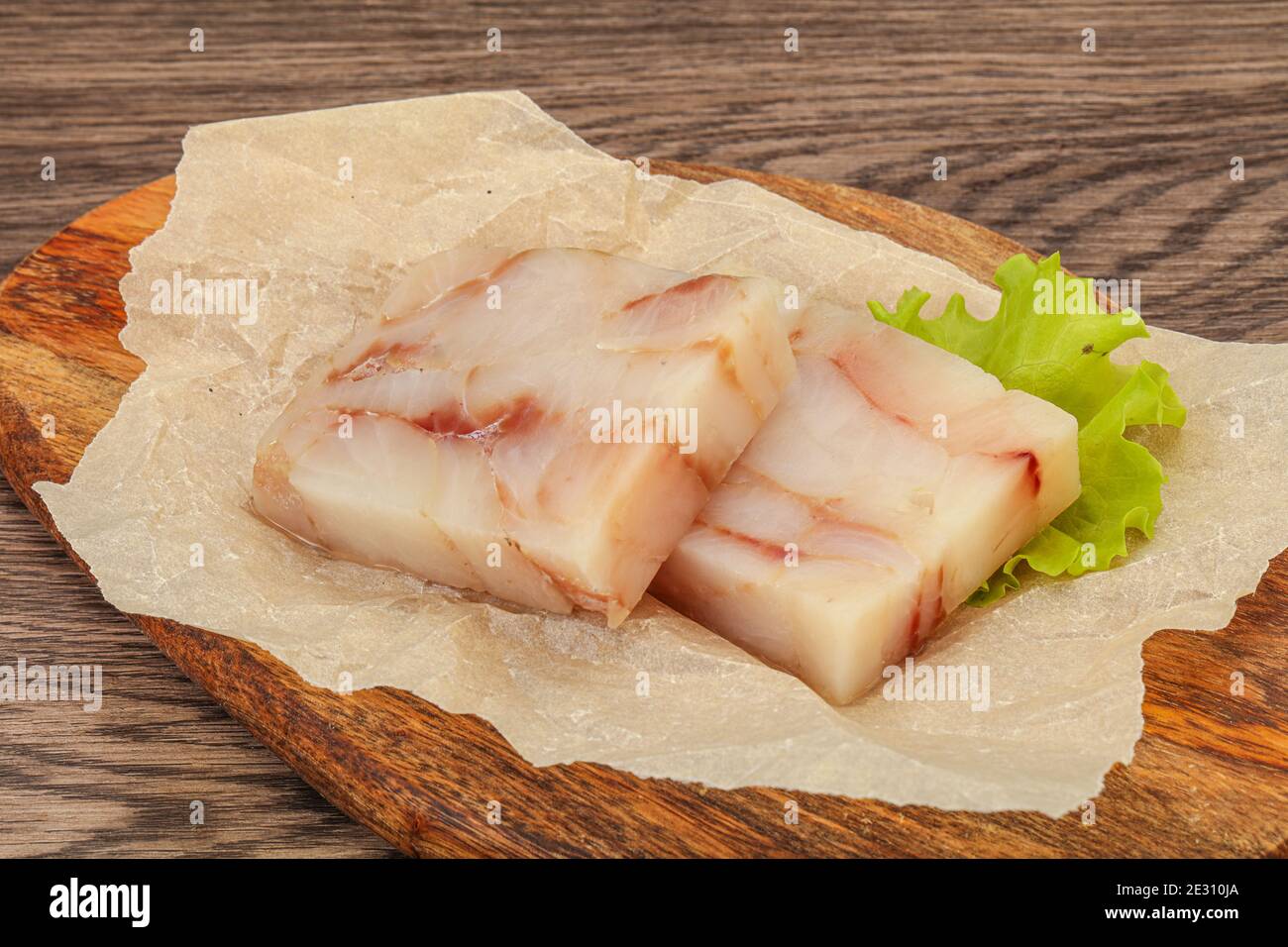 Raw dietary pollock fish fillet for cooking Stock Photo - Alamy