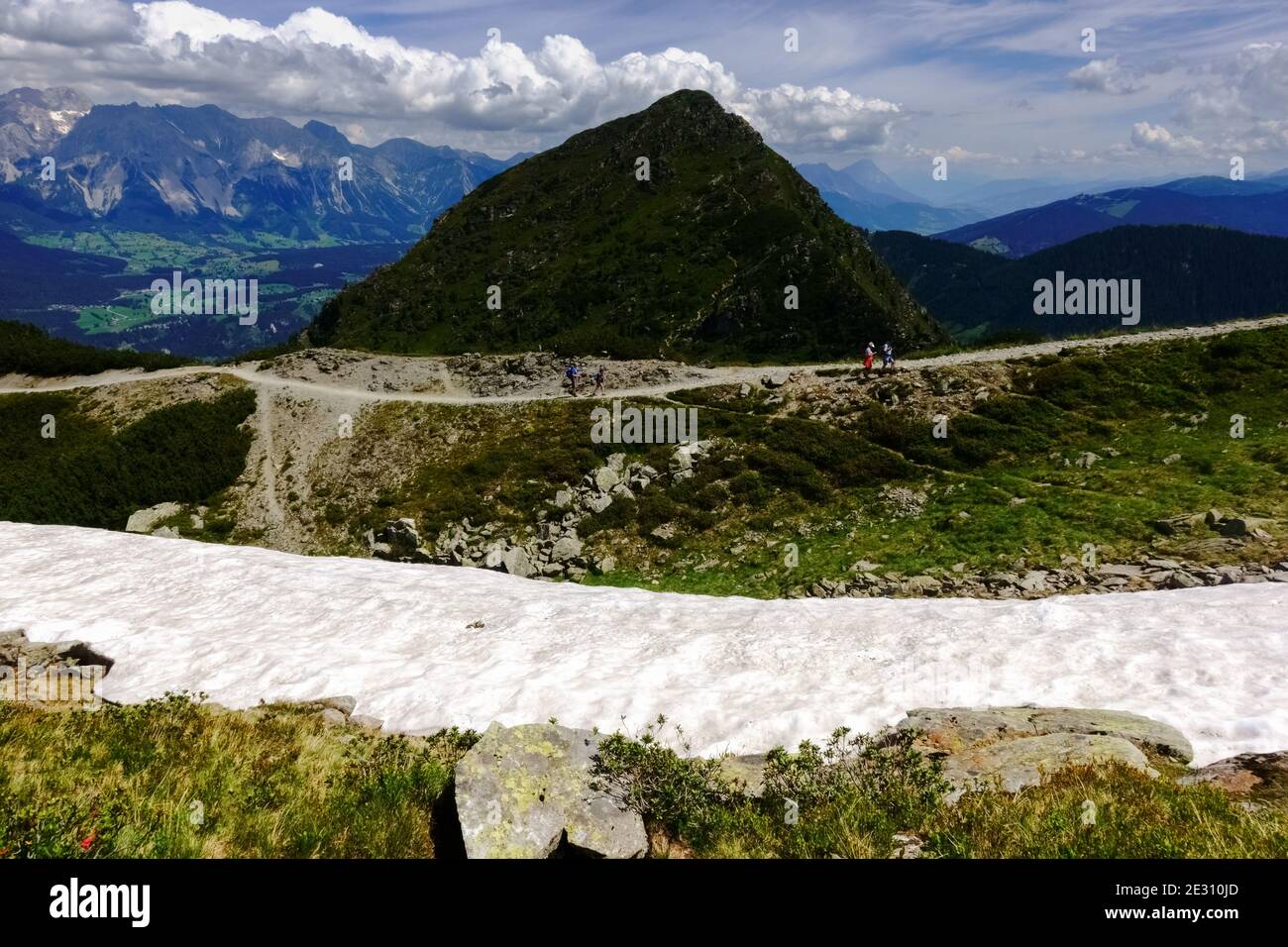 Hiking in show hi-res stock photography and images - Alamy