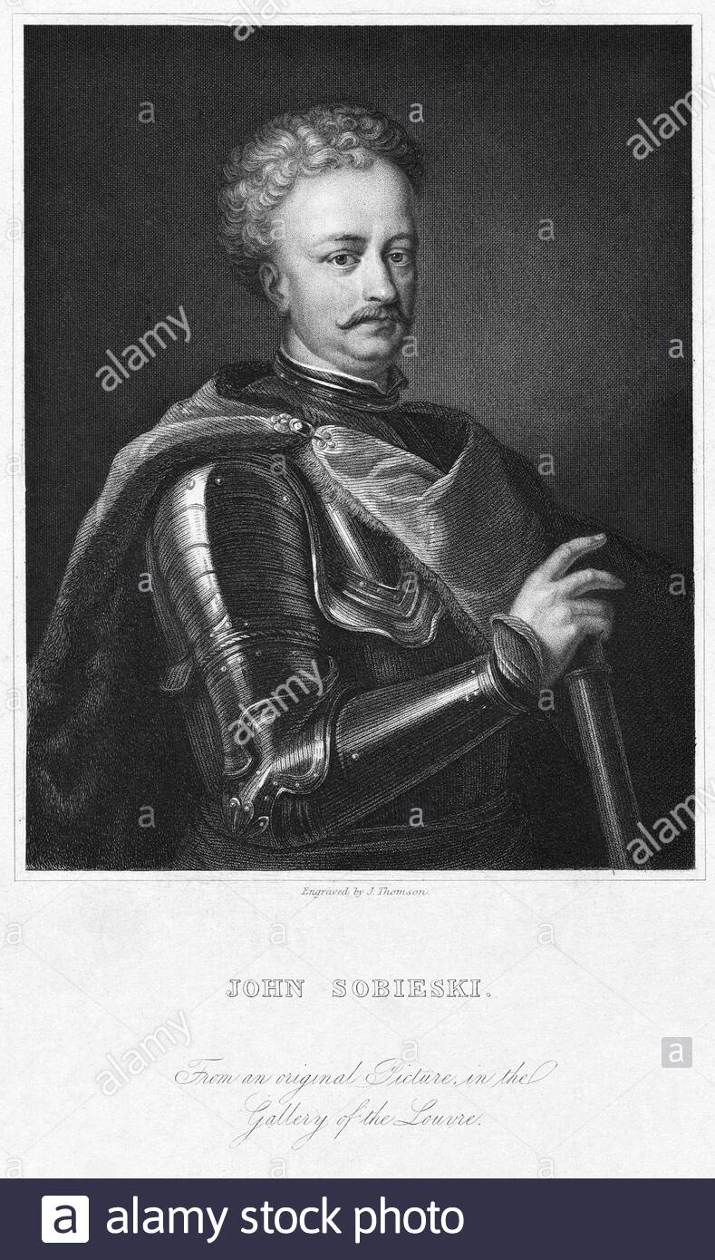 King john iii sobieski 1629 1696 Black and White Stock Photos & Images ...