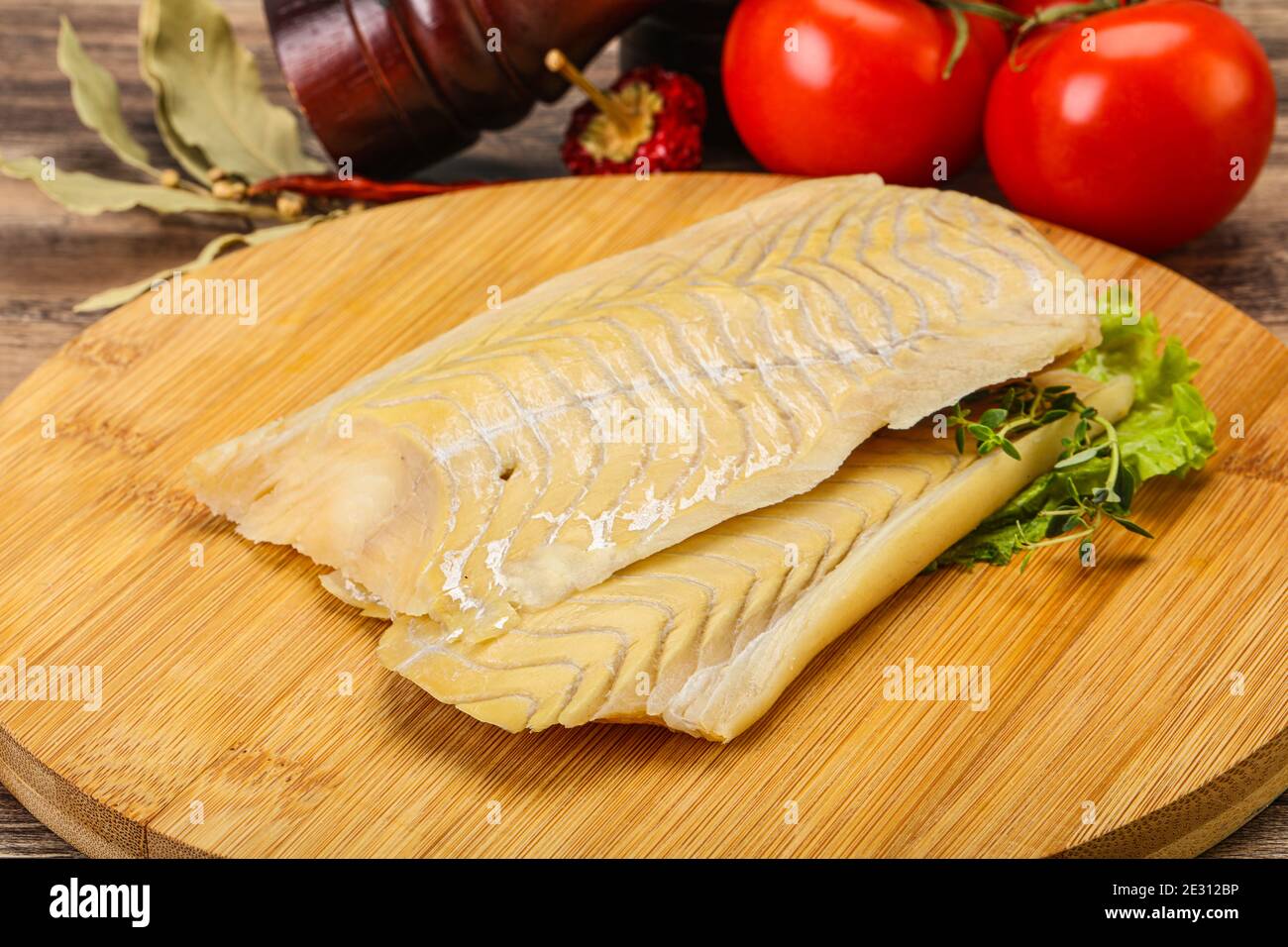 Raw cod fish fillet for cooking Stock Photo - Alamy