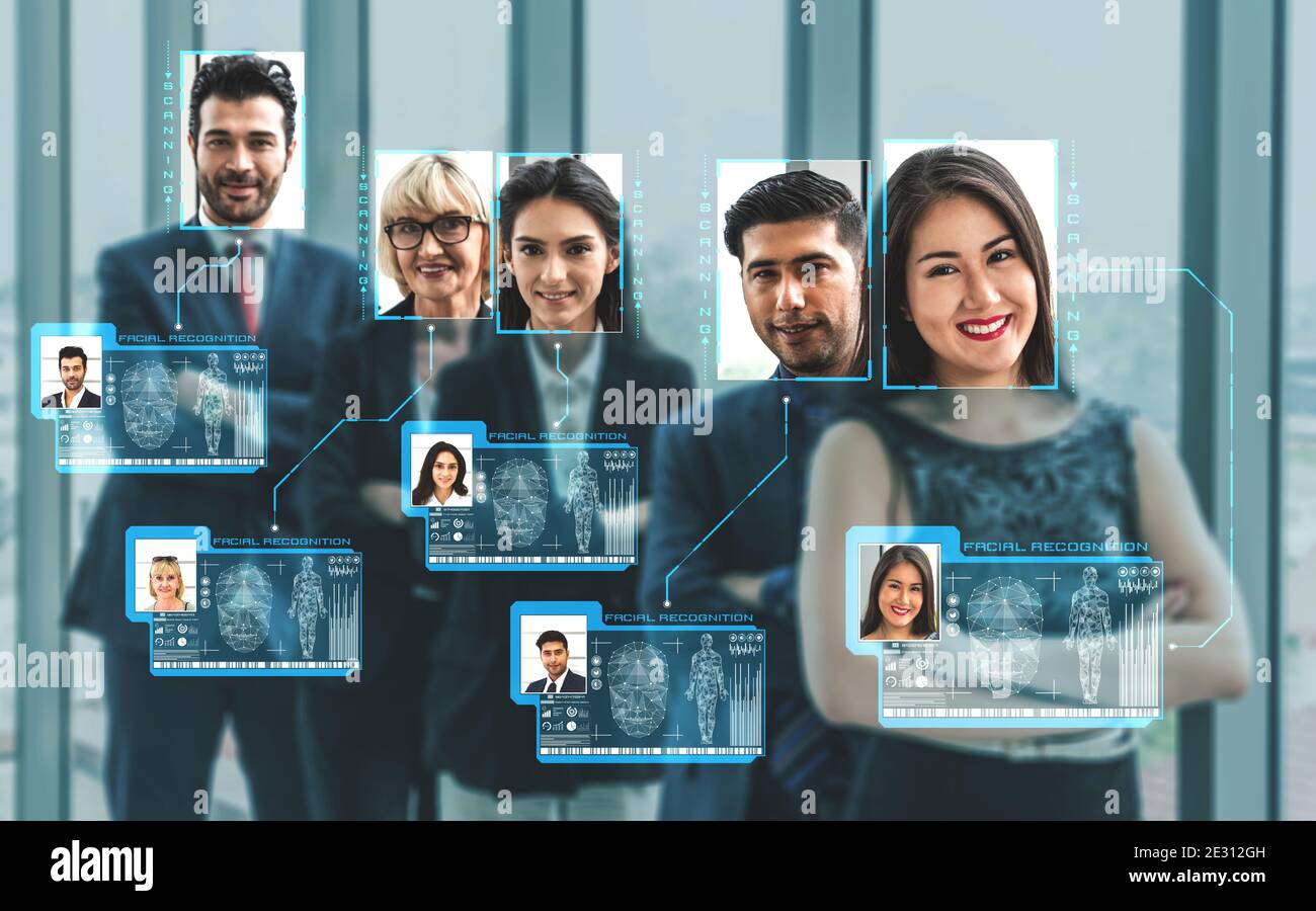 Facial recognition of crowd hi-res stock photography and images - Alamy