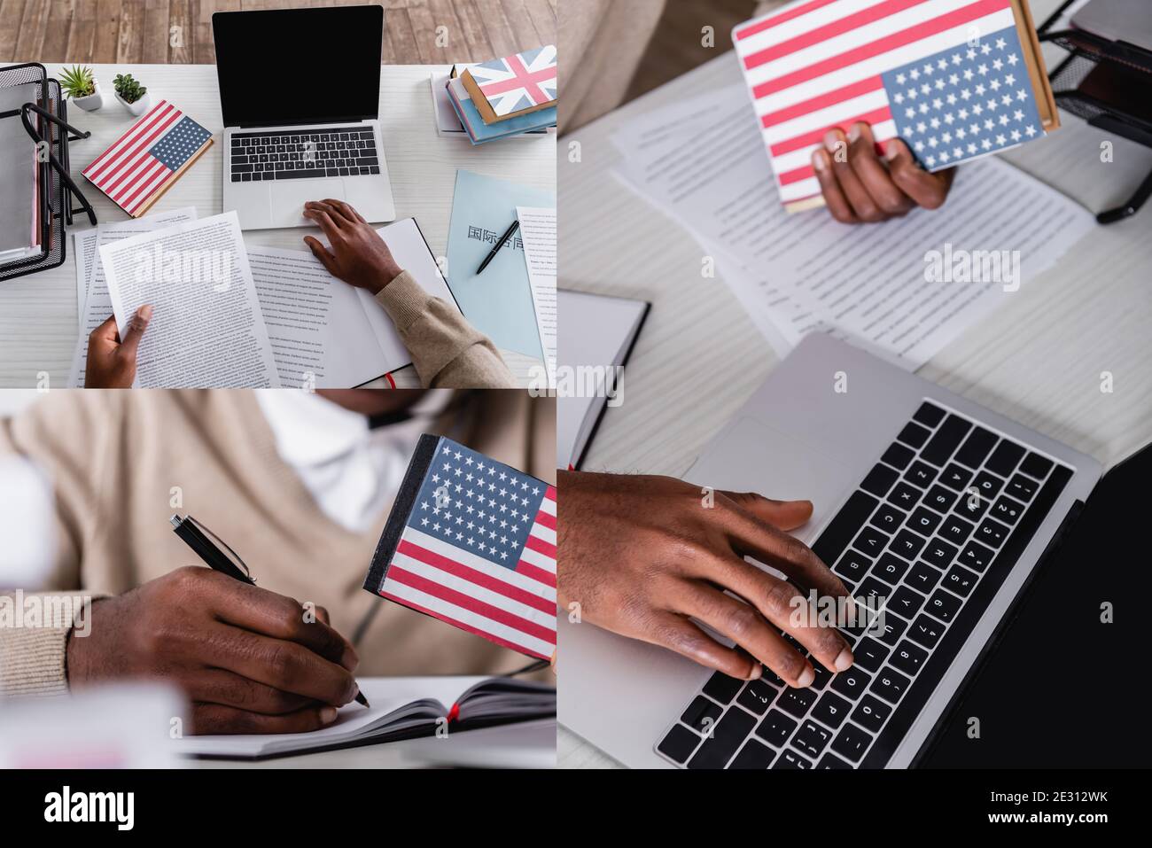 Languages collage hi-res stock photography and images - Alamy