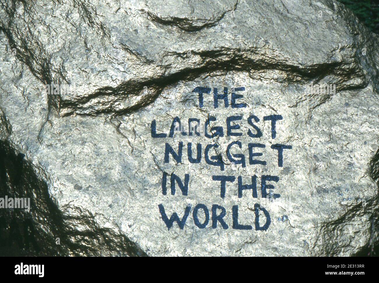 The largest nugget in the world in Skagway, Alaska Stock Photo - Alamy