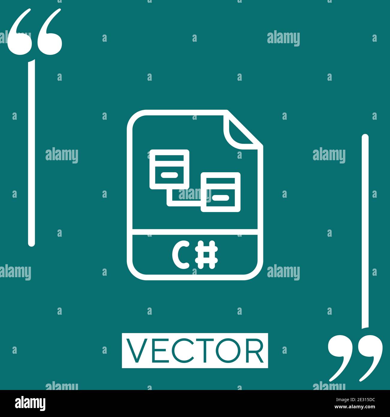 C sharp logo hi-res stock photography and images - Alamy