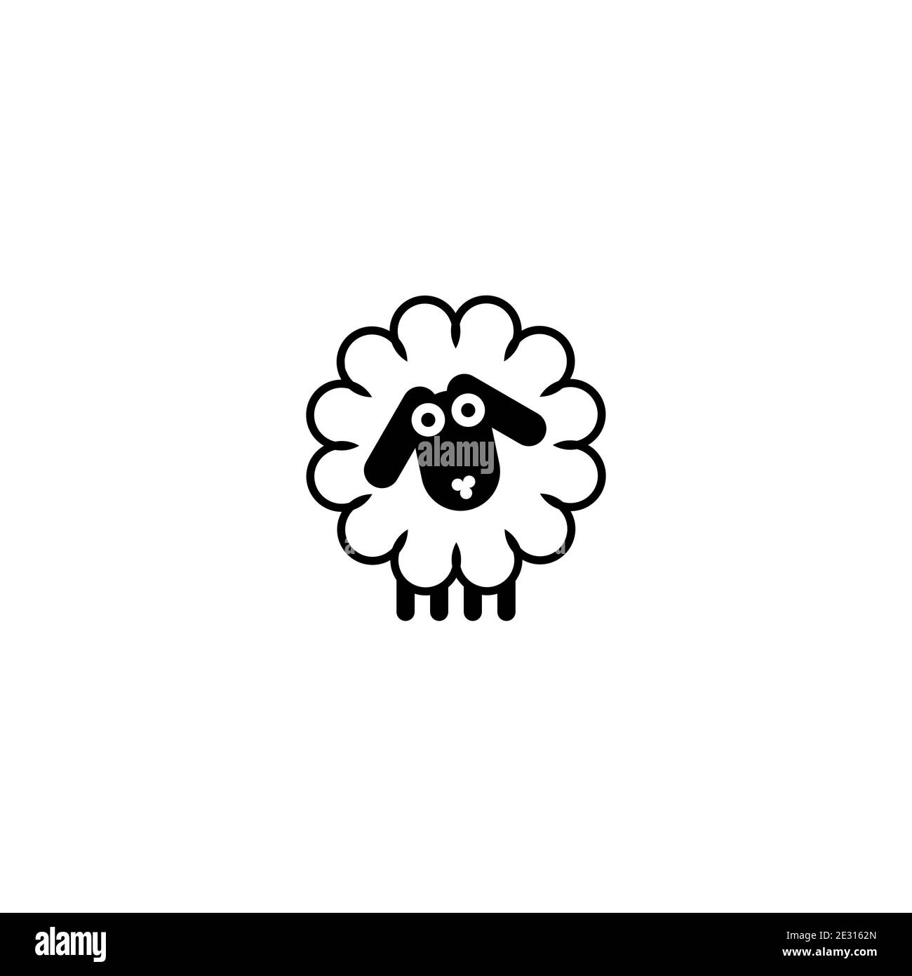 Background design cartoon farm Black and White Stock Photos & Images ...