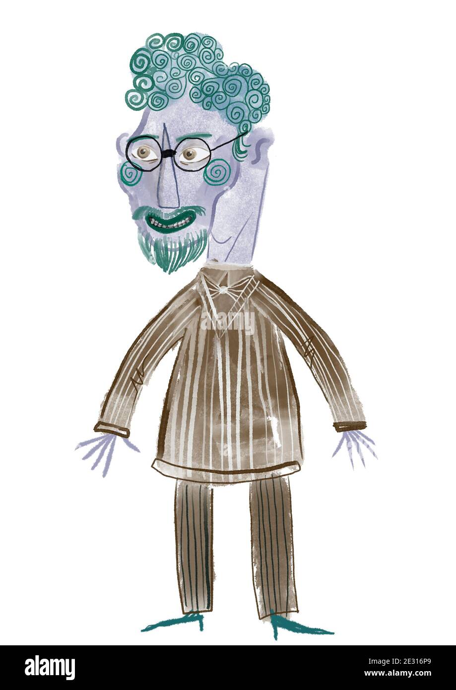 cartoon mascot character illustration Stock Photo - Alamy
