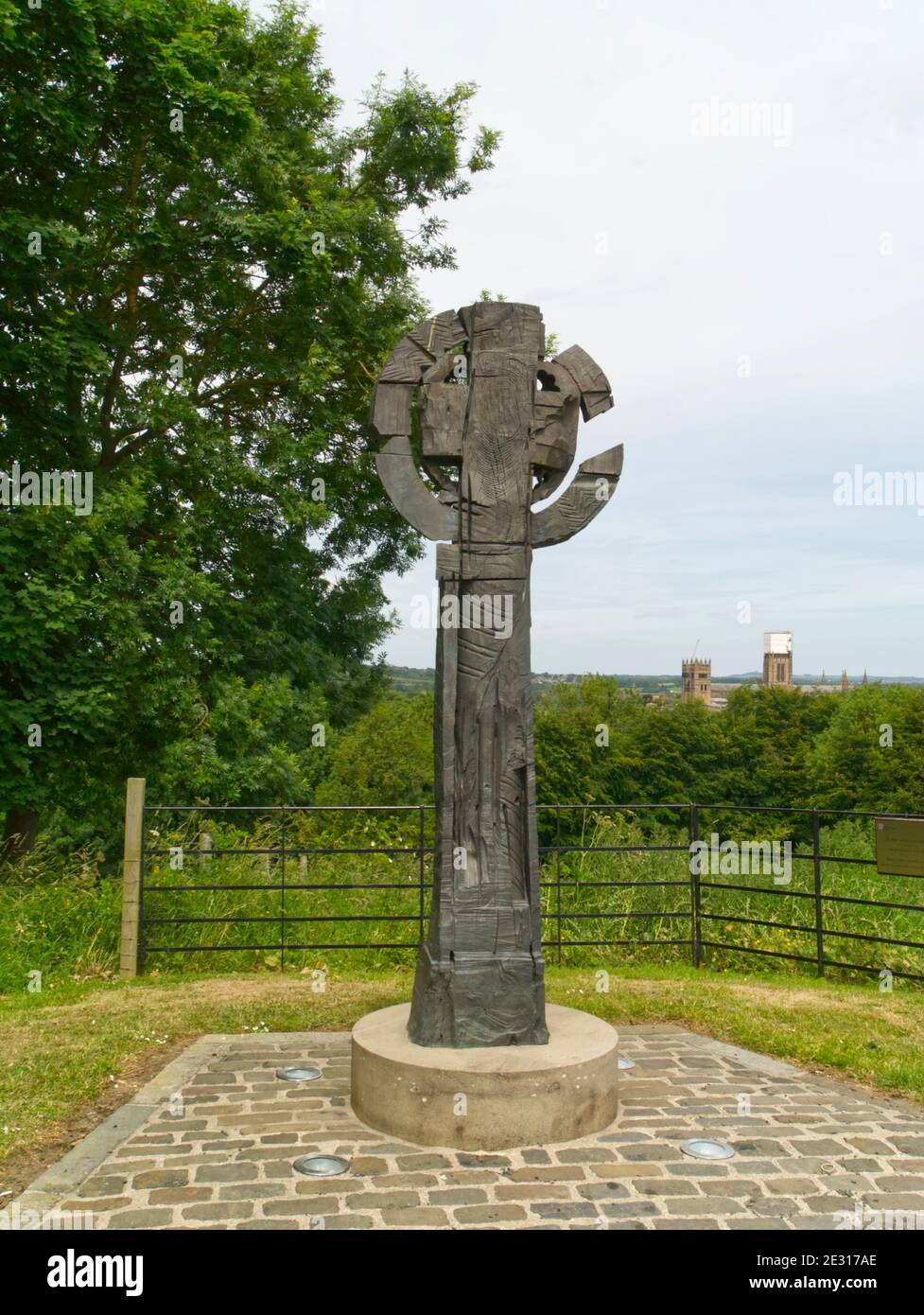 The Wheel Cross is a piece of modern christian religious art by Fenwick ...