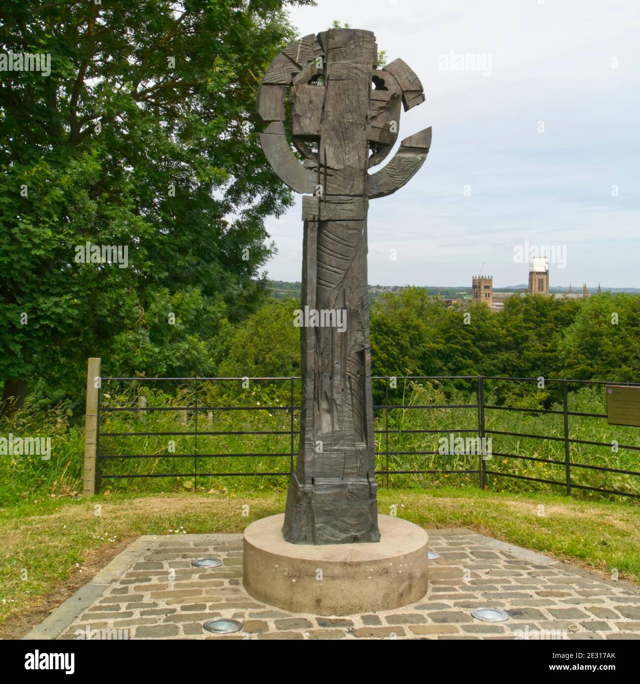 The Wheel Cross is a piece of modern christian religious art by Fenwick ...