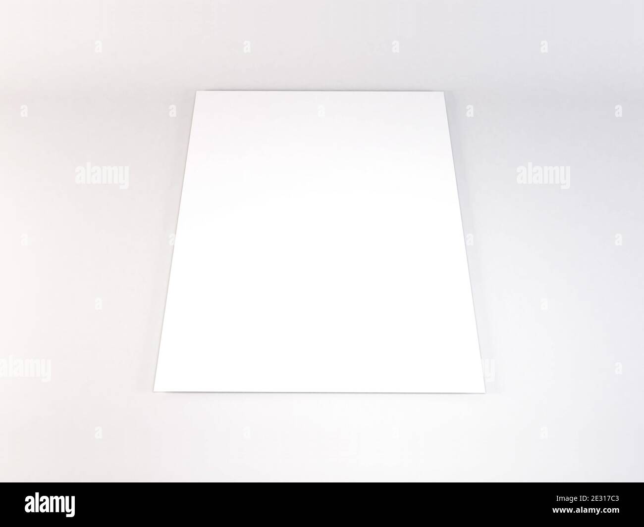 Realistic Letter Sized Curriculum Vitae Paper Mockup Template Stock ...