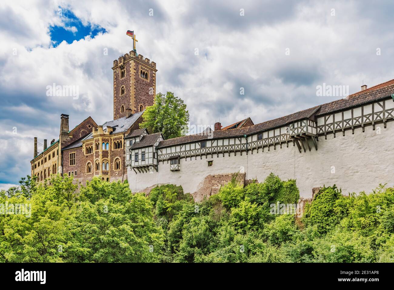Wartburg Castle Eisenach Thuringian Forest High Resolution Stock ...