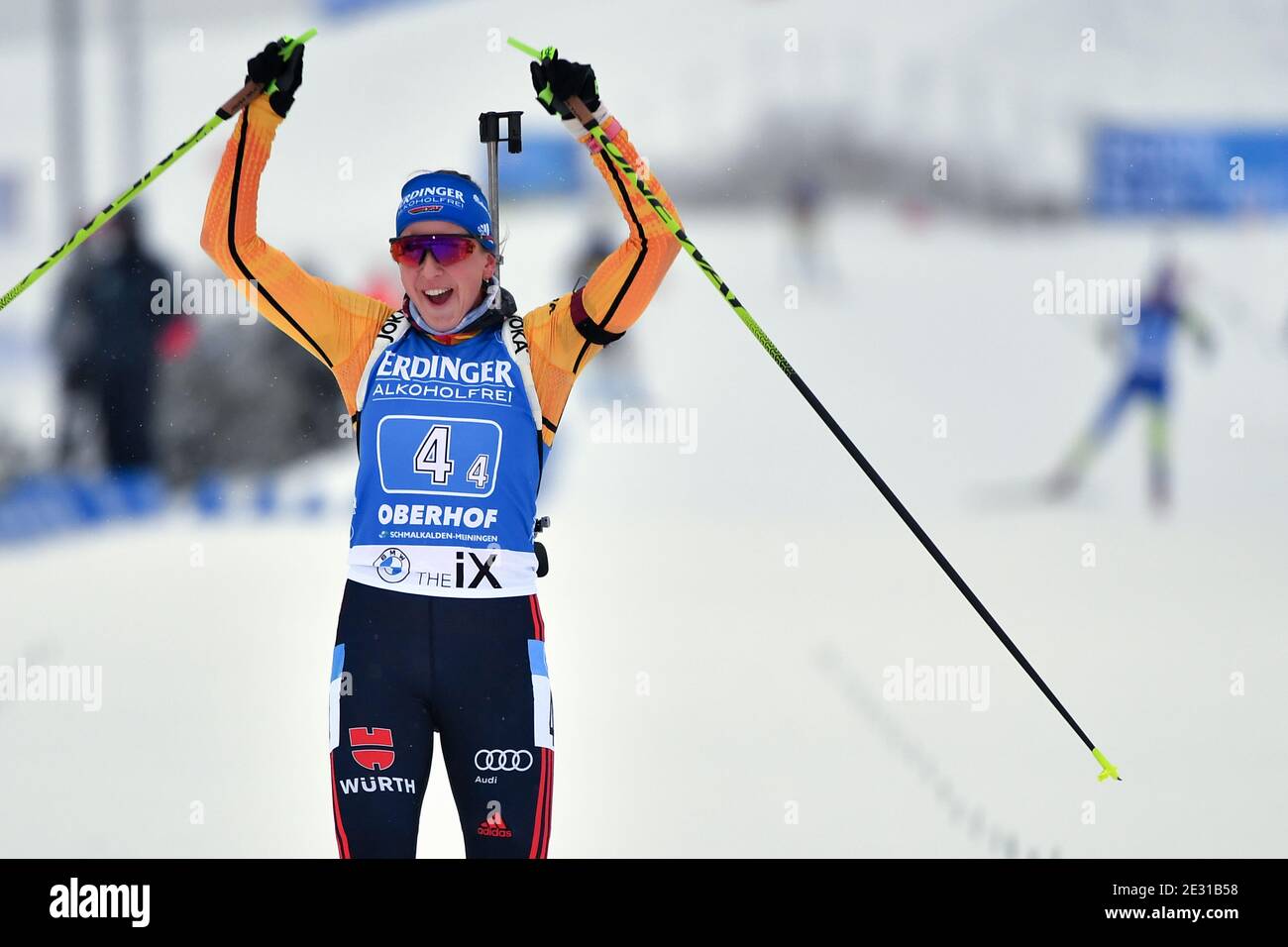 Oberhof, Germany. 16th Jan, 2021. Biathlon: World Cup, relay 4 x 6 km ...
