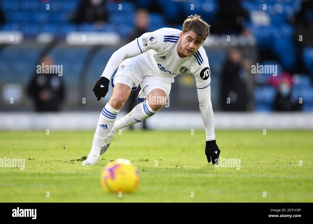 Leeds United's Patrick Bamford during the Premier League match at ...