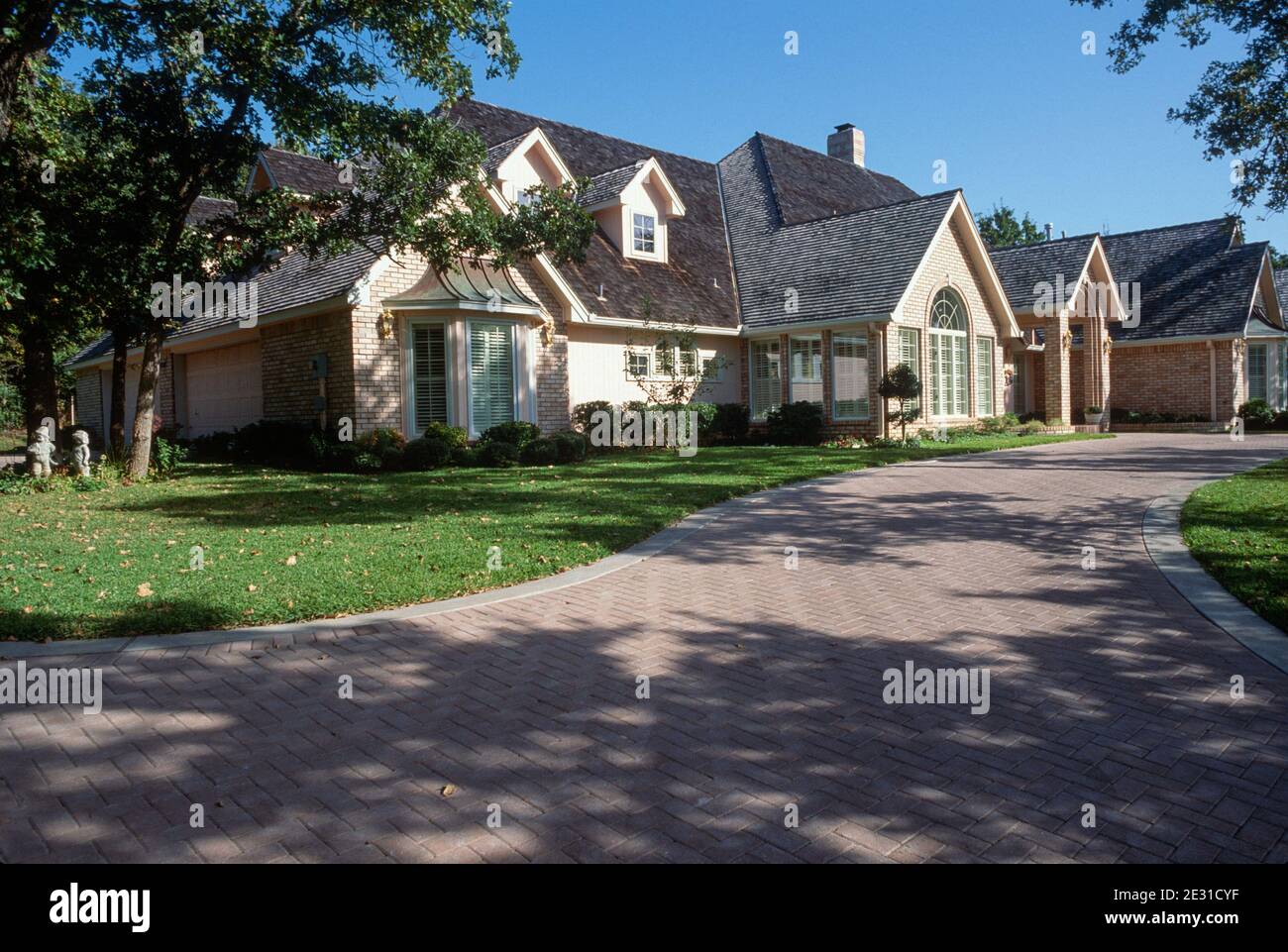 Large suburban house in Oklahoma, USA Stock Photo - Alamy