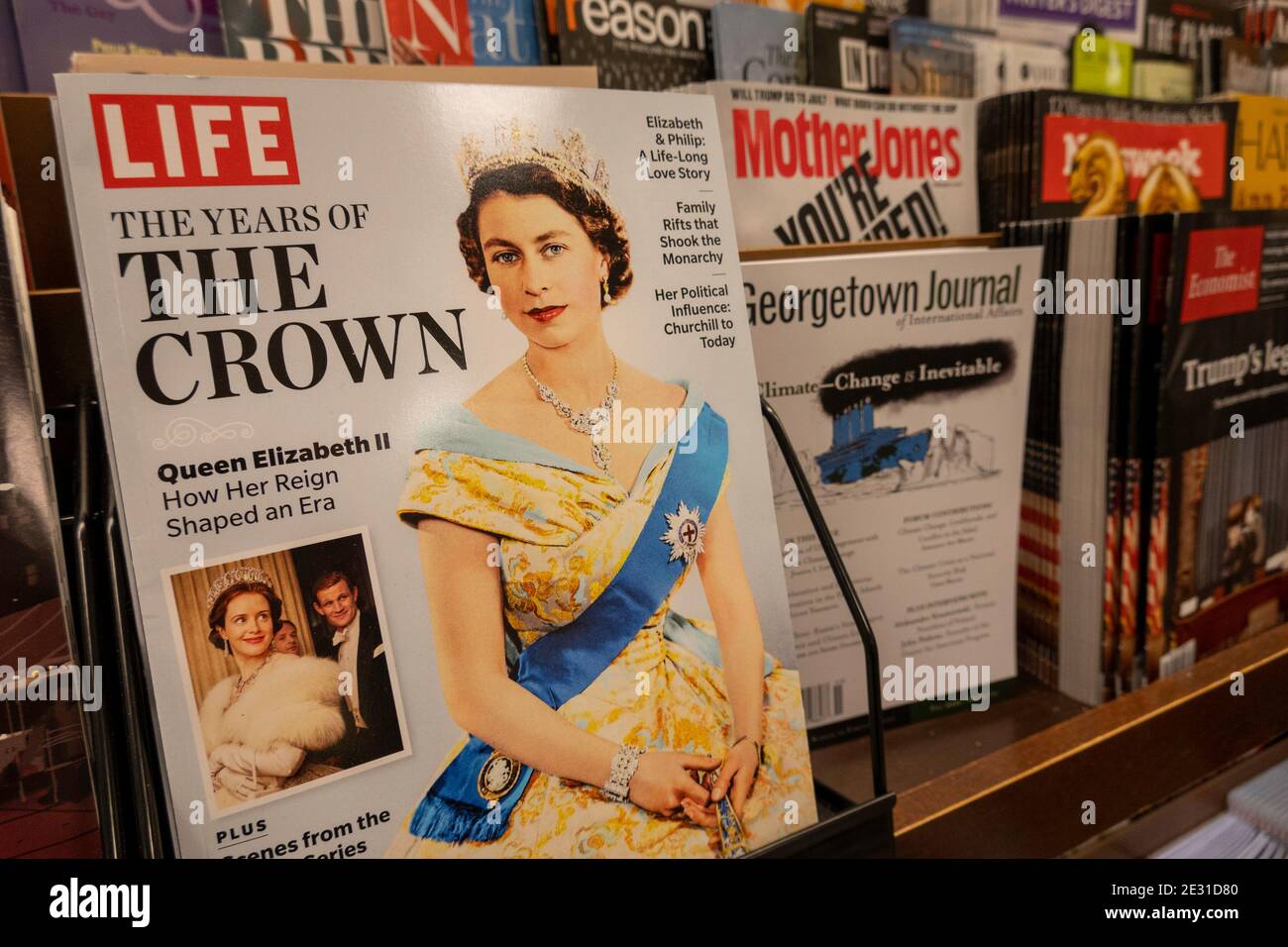 Magazine Stand Featuring Magazine Covers, NYC, USA Stock Photo - Alamy